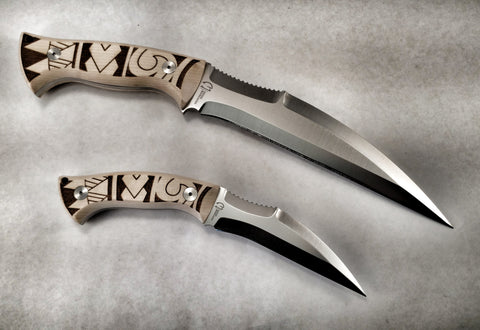Kortada Limited Edition Set, 2 knives. Designed by Doug Marcaida ...